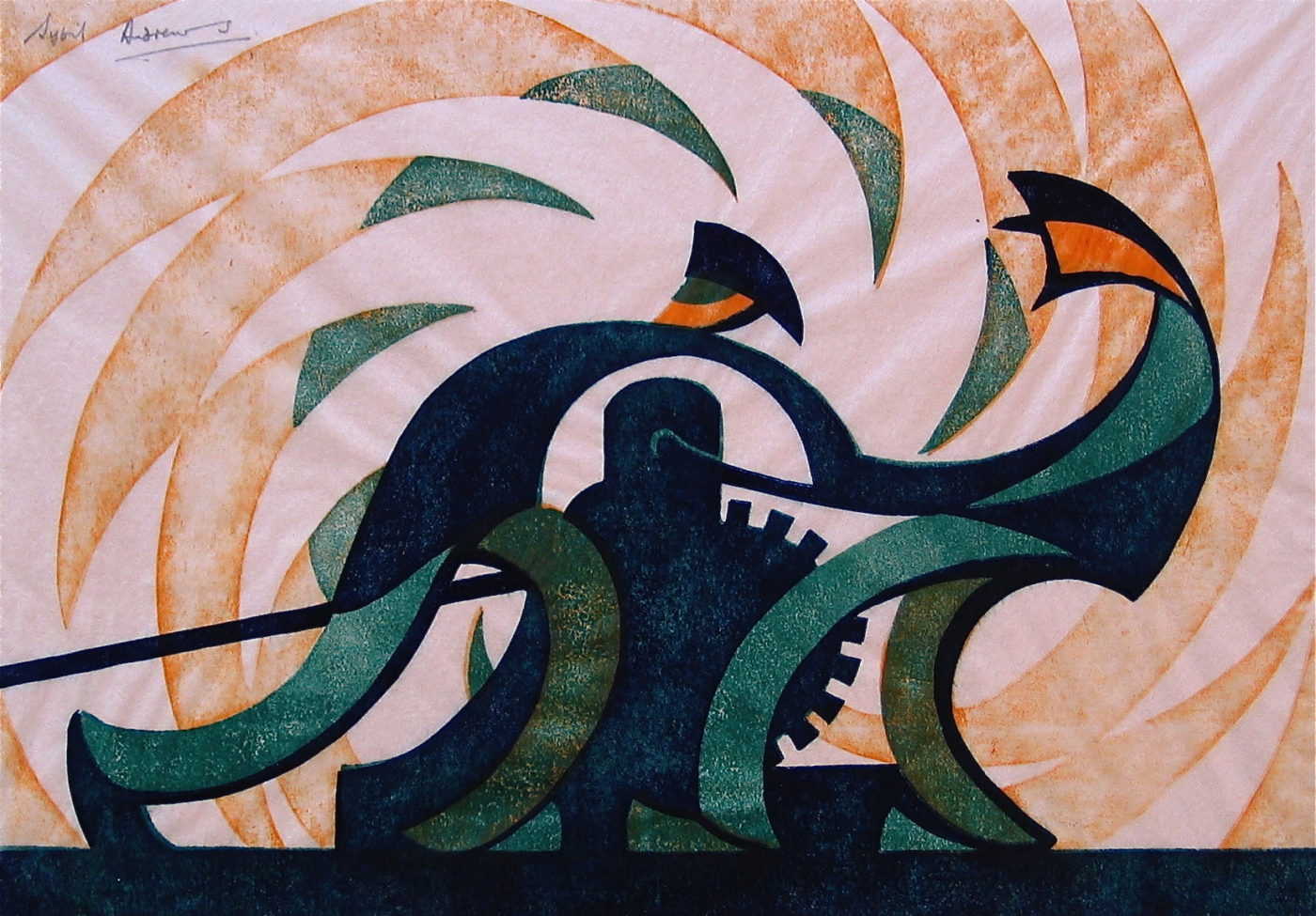 Sybil Andrews - We BUY & Sell Linocut prints - seen on BBC TV