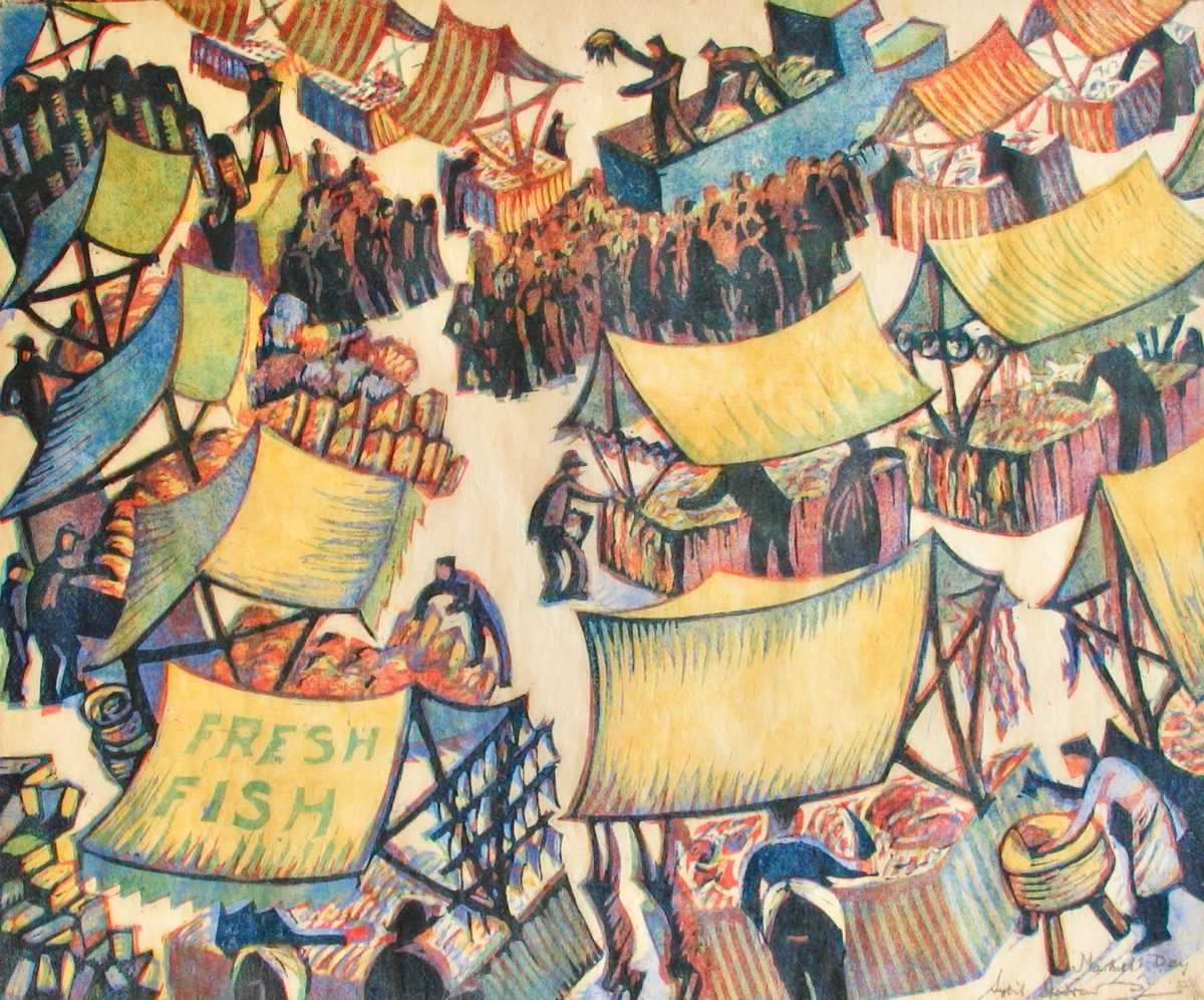 Sybil Andrews - We BUY & Sell Linocut prints - seen on BBC TV